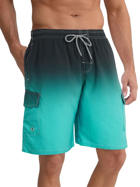 Aptro Mens Quick Dry Swim Trunks With Mesh Lining Drawstring Waist