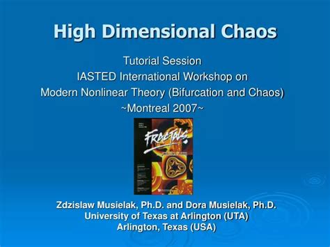 Ppt High Dimensional Chaos Powerpoint Presentation Free Download Id1138049