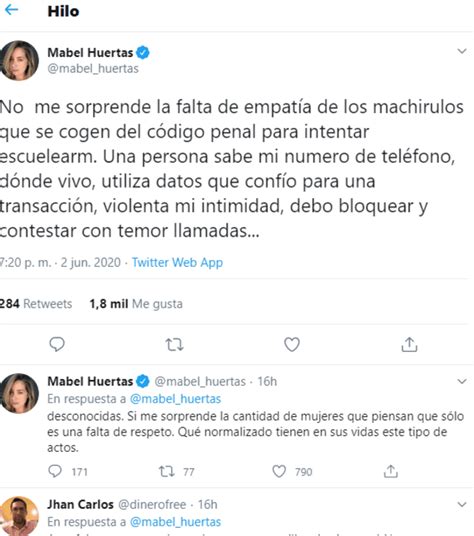 Mabel Huertas Periodista Denuncia Acoso De Proovedor De Promart Y