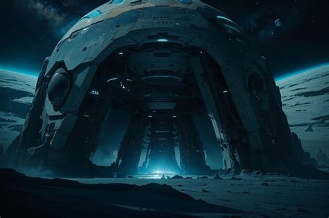 Premium Ai Image Extraterrestrial Habitat Research