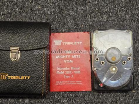 Volt Ohm Milliammeter 310 C Equipment Triplett Electrical