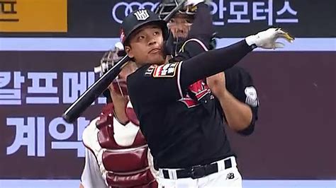 강민성hl 호쾌한 스윙이 돋보이는 4타점 활약 다음스포츠