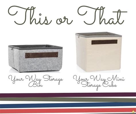 Your Way Storage Bin Vs Mini Storage Cube