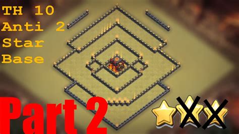 Clash Of Clan Best Th10 Anti 3 Star War Base 2017 Th10 Anti Air