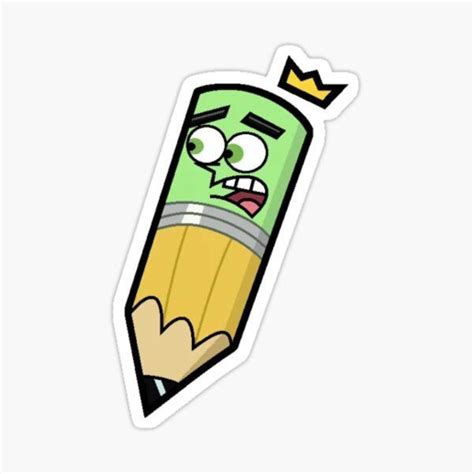 Cosmo As Pencil Sticker For Sale By Riley1025 Coloring Stickers