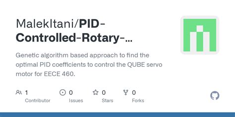 Github Malekitanipid Controlled Rotary Inverted Pendulum Genetic