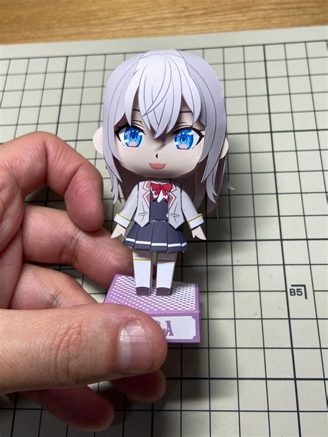 Alisa Mikhailovna Kujou Roshidere Papercraft Chibi Figure By June