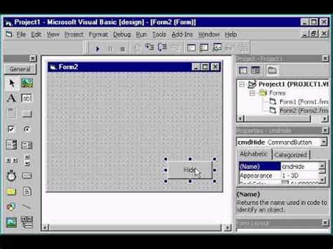VB Model And Mode Less Forms YouTube