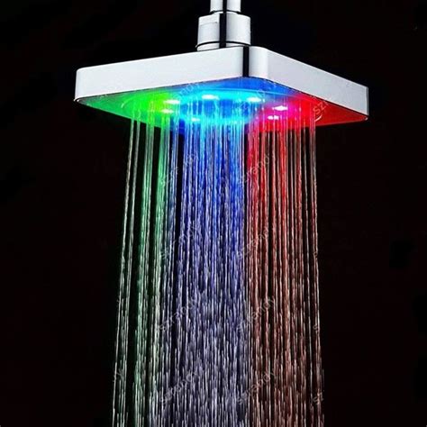 Pommeau Douche Pommeau De Douche LED Lumineux 3 Couleurs Changement