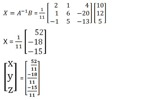 how to solve linear equations of three variables by matrix method ~ simplifying reasoning maths