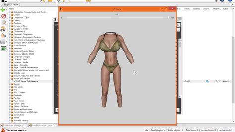 Skyrim Se Bodyslide Installation Tutorial And Conversion Youtube