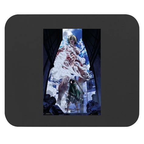 Mikasa Ackerman And Female Titan Mouse Pads Sold By Lindabecker Sku