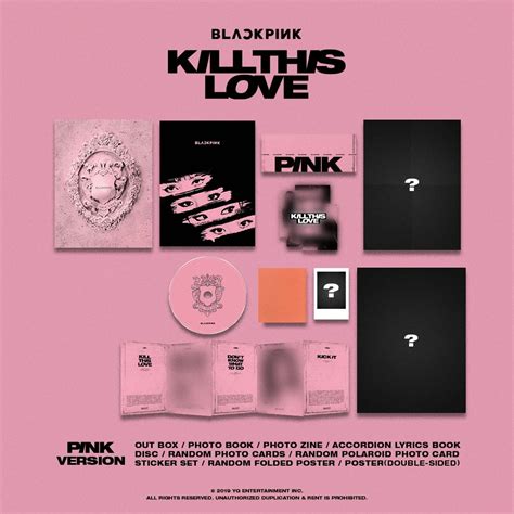 Update Blackpink Unveils Preview Of Physical Album For Kill This Love