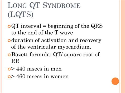 Ppt Long Qt Syndrome Powerpoint Presentation Free Download Id 3226735