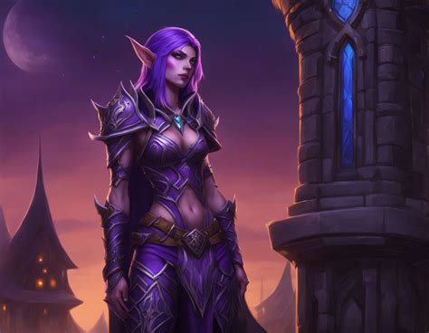Night Elf Huntress By Hrnaolky On Deviantart