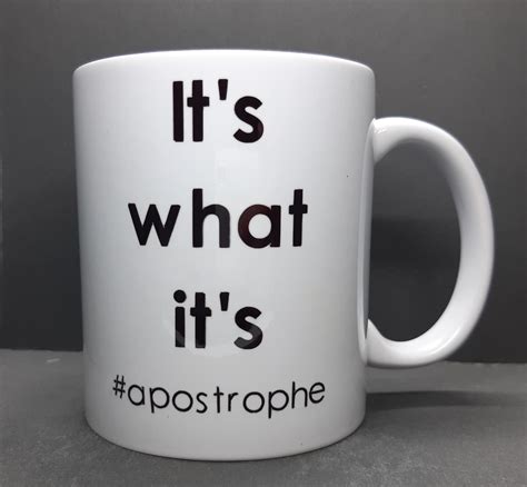 Apostrophe Ceramic Mug Etsy