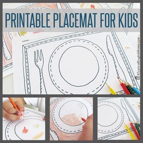 10 Best Printable Placemats To Color Pdf For Free At Artofit