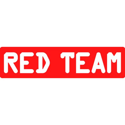 Red Team Sticker Just Stickers Just Stickers