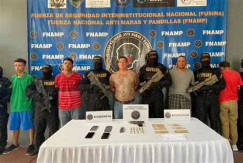 Capturan Cinco Miembros Activos De La Pandilla 18 La Lima Cortés
