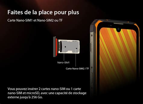Smartphone Robuste DOOGEE S Pro IP Étanche Go mAh Batterie Écran Octa core