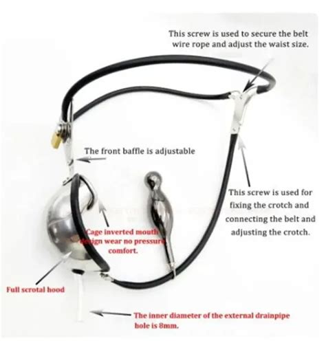 Stainless Steel Male Chastity Belt Device Pants All Wrapped Lock Cage