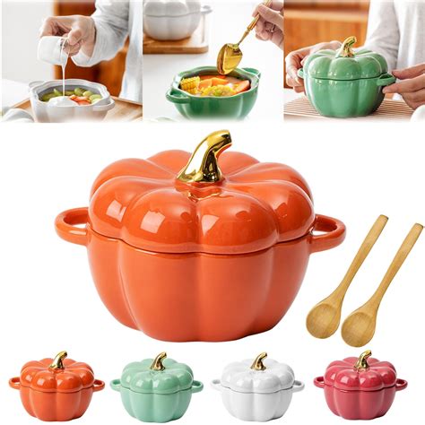 15 Oz Oven Safe Pumpkin Bowls 2024 New Mini Pumpkin Dutch