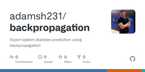 github adamsh231 backpropagation expert system diabetes prediction