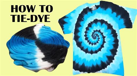 🔴 How To Tie Dye Spiral Three Colors Summer Breeze Youtube In
