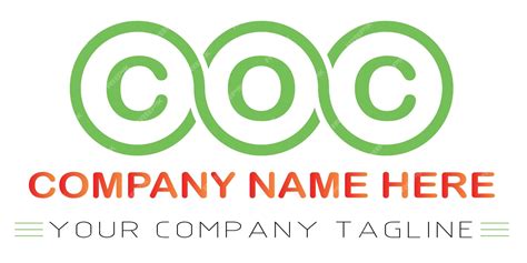 Premium Vector Coc Letter Logo Design
