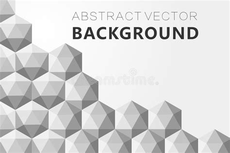 Abstract Gray Background Low Poly Textured Triangle Shapes In Random Pattern Trendy Lowpoly