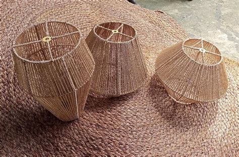 Abaca Droplight Hanging Ceiling Lamp Shade Abaca Shade Pendant Lamp