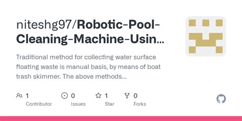 github niteshg97 robotic pool cleaning machine using arduino