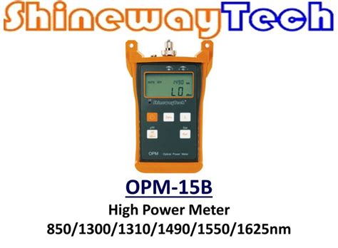 Opm 15b Optical Power Meter Scpc Connector