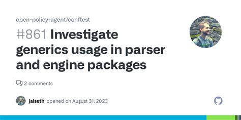 Investigate Generics Usage In Parser And Engine Packages Issue 861