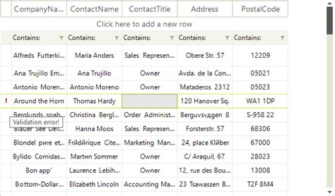 Data Validation Radvirtualgrid Telerik Ui For Winforms