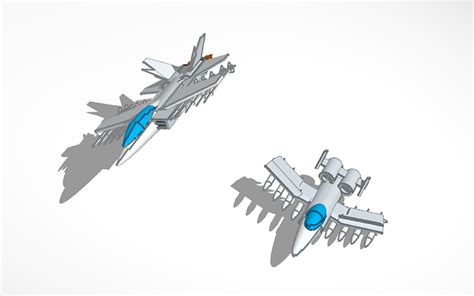 3d Design Planes Test Tinkercad