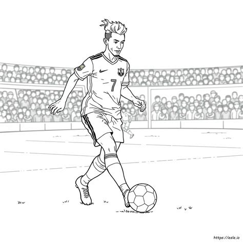 Coloriage Neymar Jr