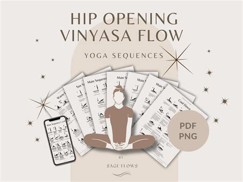 Hip Opening Vinyasa Flow Yoga Sequences Includes Cues Breathing