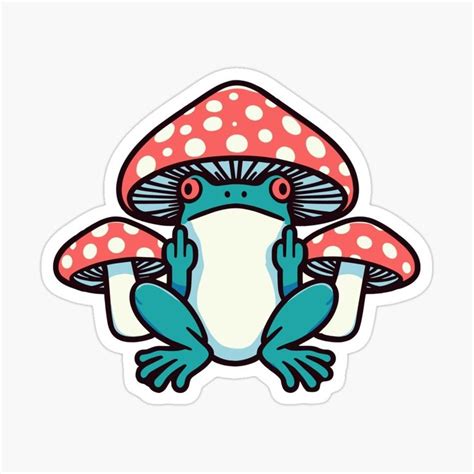 Frog Middle Finger Sticker For Sale By Gkinoki【2024】
