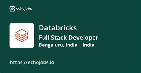 Databricks Is Hiring Full Stack Developer Cloud Solutions India