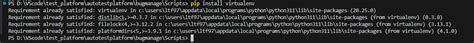 Window下vscode 使用虚拟环境virtualenv 卓尔灬不凡 博客园