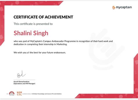 Shalini Singh On Linkedin Mycaptain