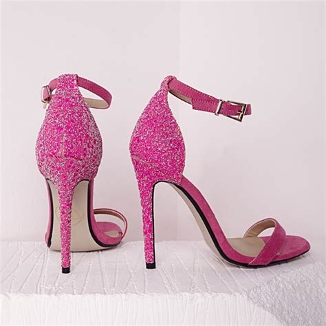 Missguided Shoes New Missguided Barely There Strappy Heeled Sandals