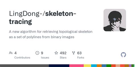 Skeleton Tracing Py Trace Skeleton Py At Master Lingdong Skeleton