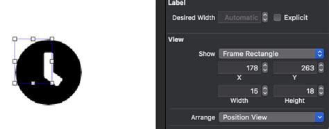 Ios Custom UILabel View Not Updating It S Frame In Interface Builder