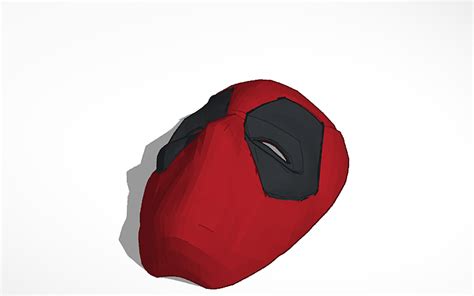 3d Design Deadpool Mask Eyes Tinkercad
