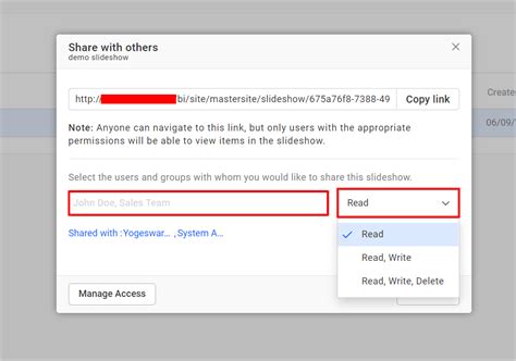 Managing Slideshows Embedded Bi Bold Bi Documentation