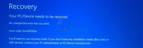 How To Fix Boot Error Xc E On Windows