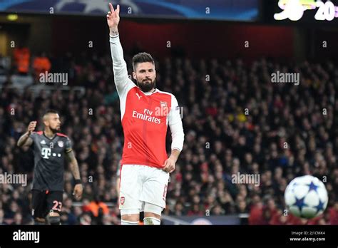 London England March 7 2017 Olivier Giroud Of Arsenal Pictured