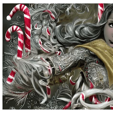 Amazing Hyper Detailed Cute Christmas Detailed Melanin Girl · Creative
